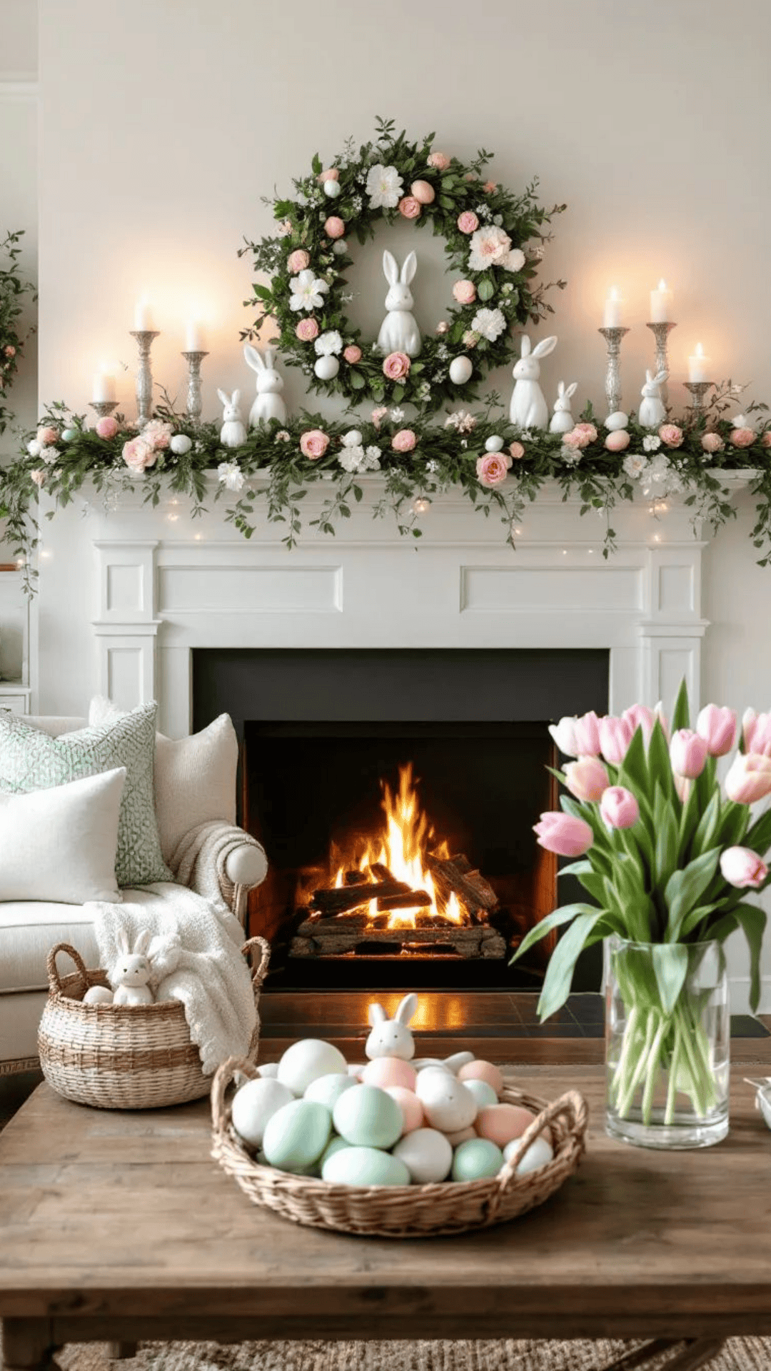 24 Stunning Spring Mantle Decor Ideas to Refresh Your Home!