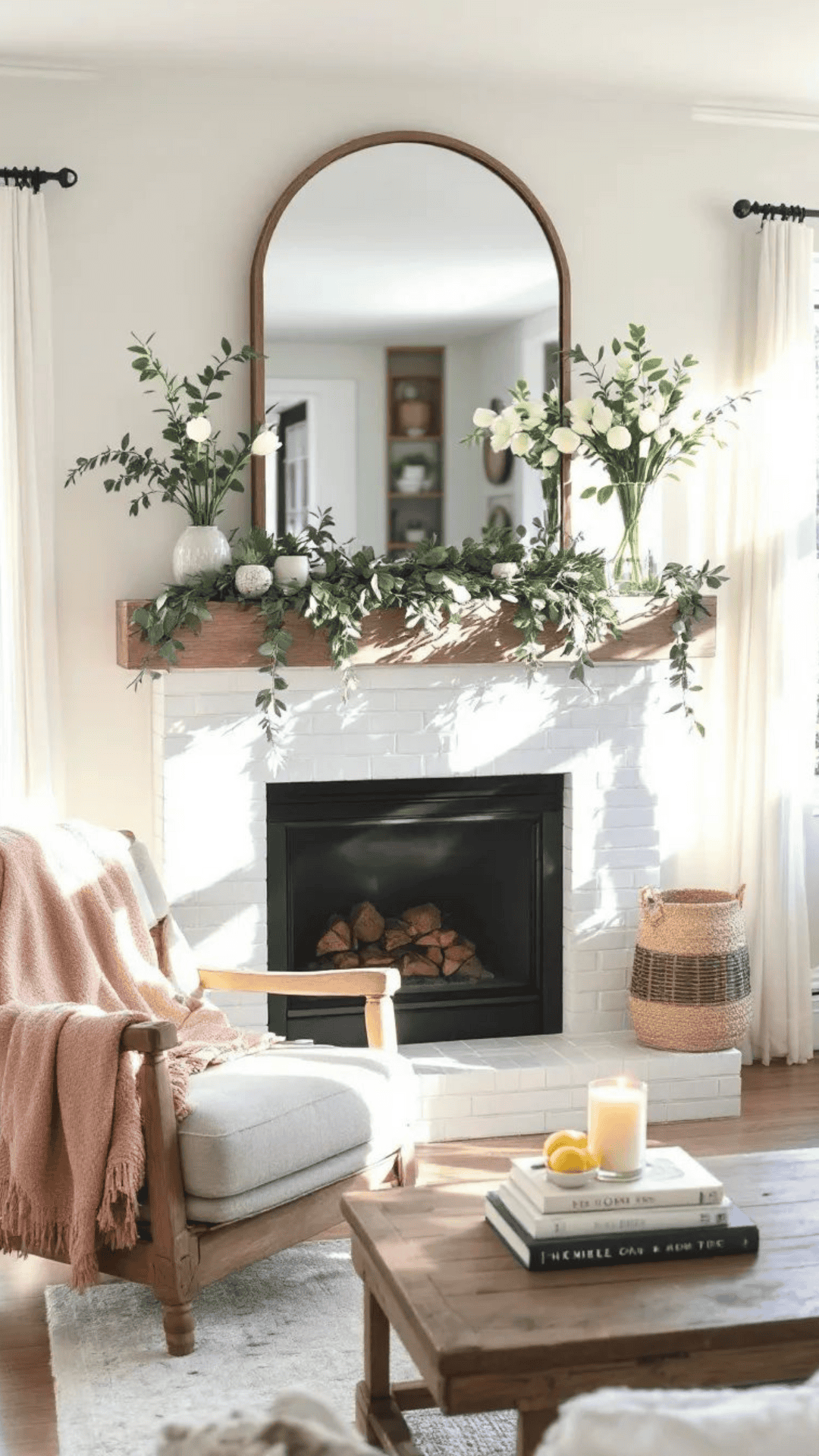 24 Stunning Spring Mantle Decor Ideas to Refresh Your Home!