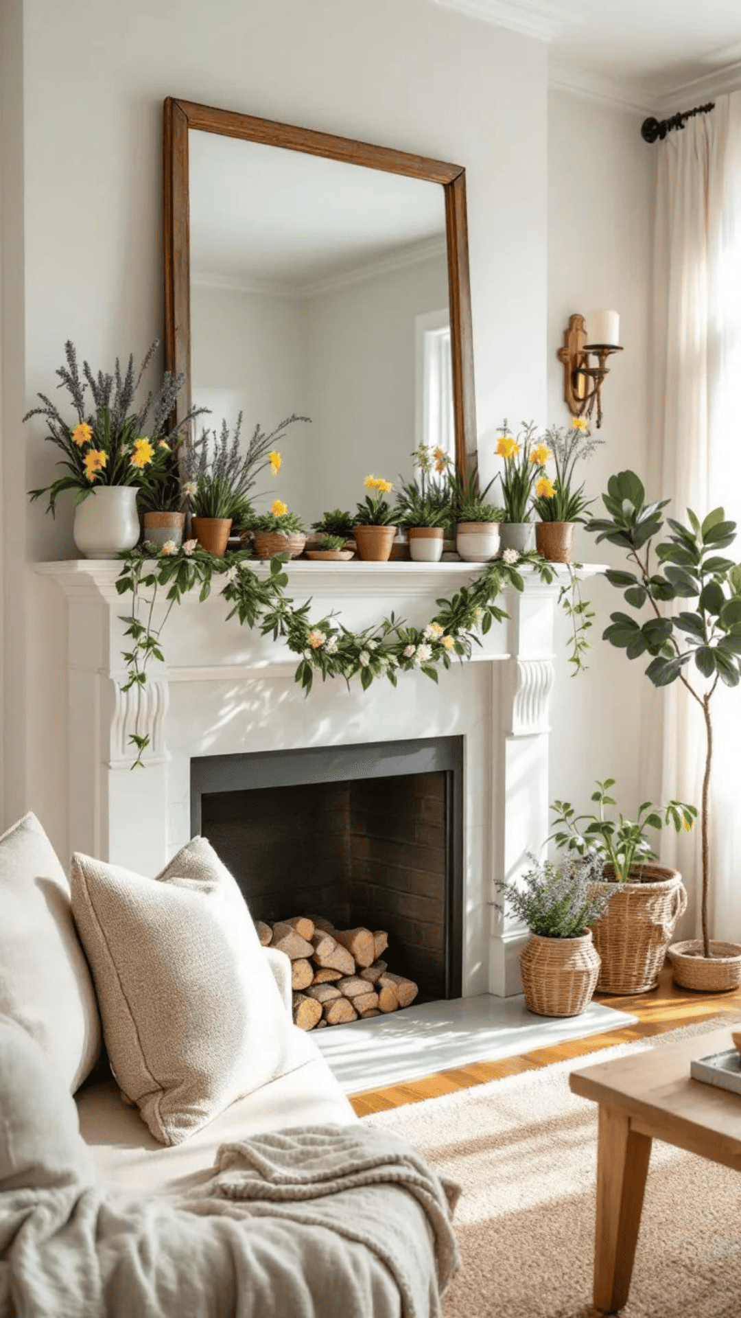 24 Stunning Spring Mantle Decor Ideas to Refresh Your Home!