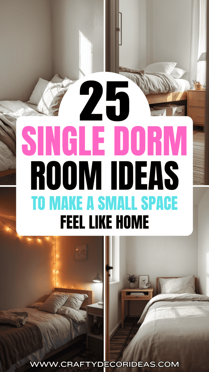 25 Single Dorm Room Ideas to Make It Feel Like Home